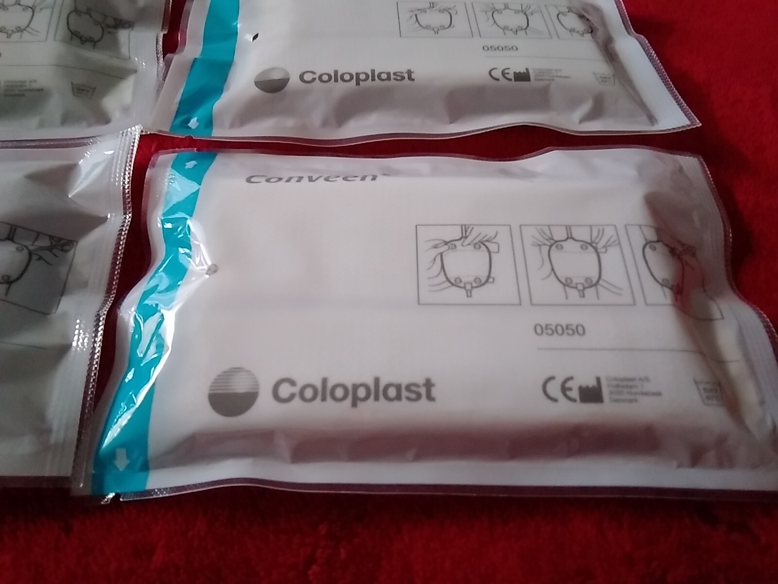 Security+Fabric+Leg+Catheter+Bag+Straps+Coloplast+05050+Conveen for ...