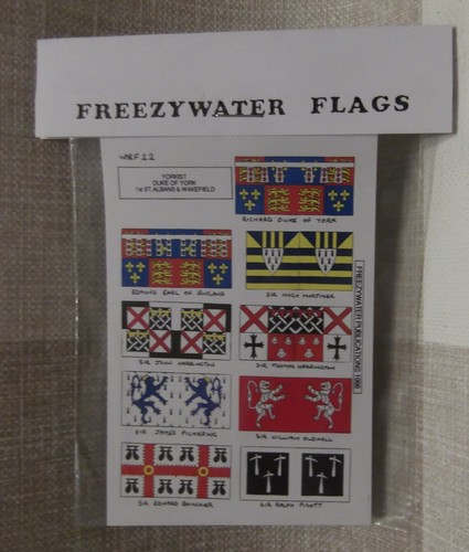 Wars of the Roses Yorkist Freezywater Flagsheet WRF22 | eBay UK