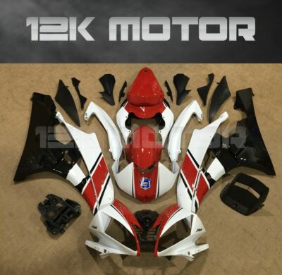 FACTORY RED DESIGN FAIRING KIT FAIRING SET FOR R6 YZF-R6 2006 2007 24 ...