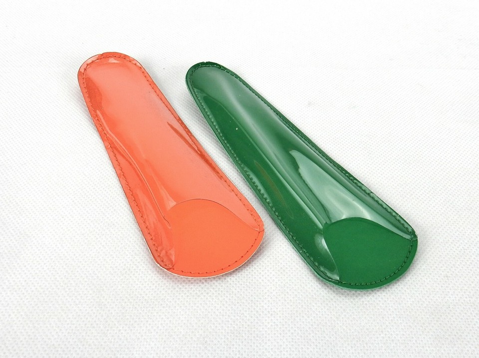 2-Pen Pocket Protector, Slender Pouch Design, Orange or Green, Sweda ...