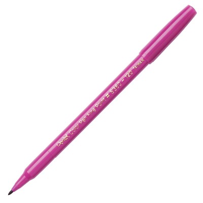 S360-120 Pentel Arts Color Pen Marker, Fine Point, Magenta Ink, Pack of ...