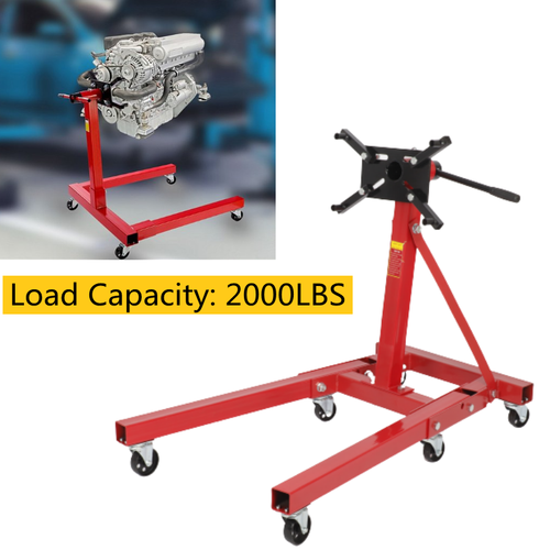 Folding Engine Gearbox Support Stand 900kg 2000LB Heavy Duty Swivel ...
