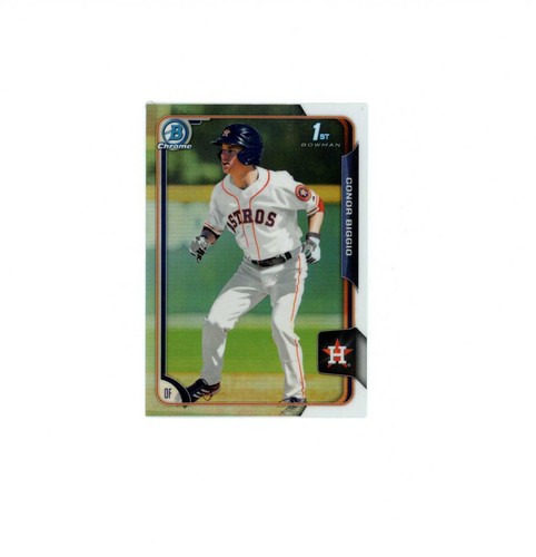 2015 Bowman Chrome 1ST REFRACTOR SP CONOR BIGGIO RC ️Houston Astros | eBay