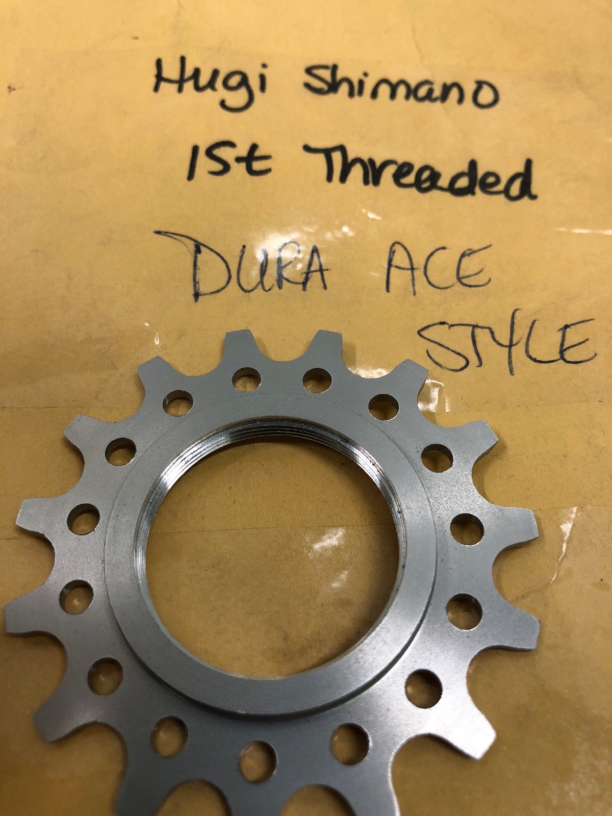 Vintage Hugi Shimano 15t Threaded Cog Dura Ace Style Nos | eBay