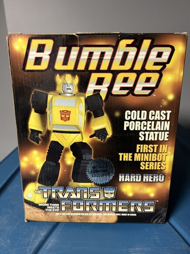 Transformers Hard Hero Bumblebee Cold Cast Statue Metallic Exclusive | eBay