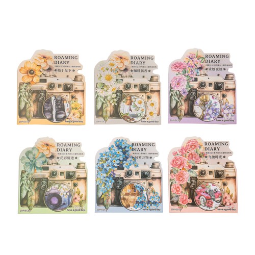 Vintage Floral Journey Washi Paper Stickers Scrapbook Junk Journals ...