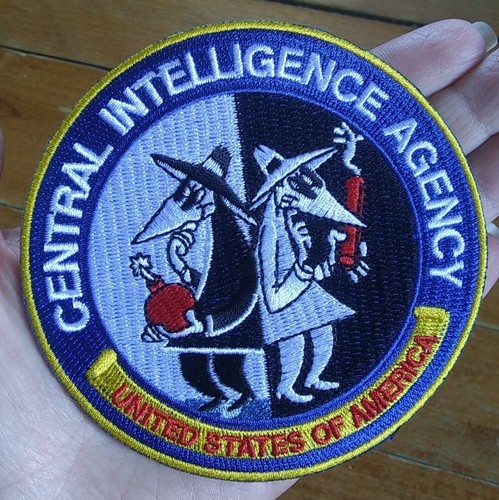 Spy vs Spy Embroidered Iron On Collectors Patch ~ CIA | eBay