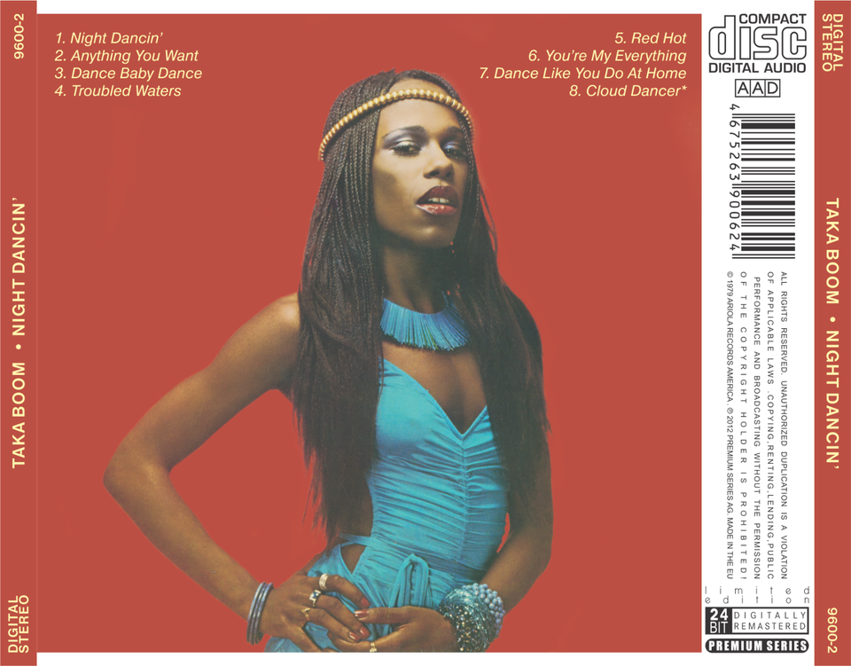 Taka Boom - Night Dancin' Red Hot New and Sealed Import 24Bit ...