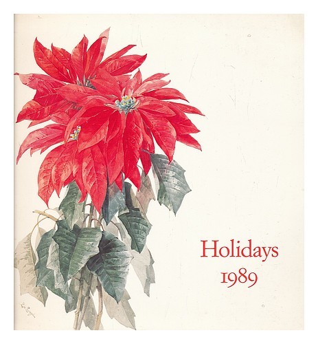 SPANIERMAN, GALLERY Holidays 1989 : A selection of American paintings ...