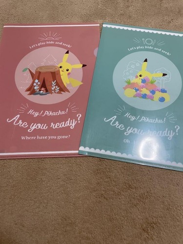 Pikachu Clear File Set A4 Size | eBay