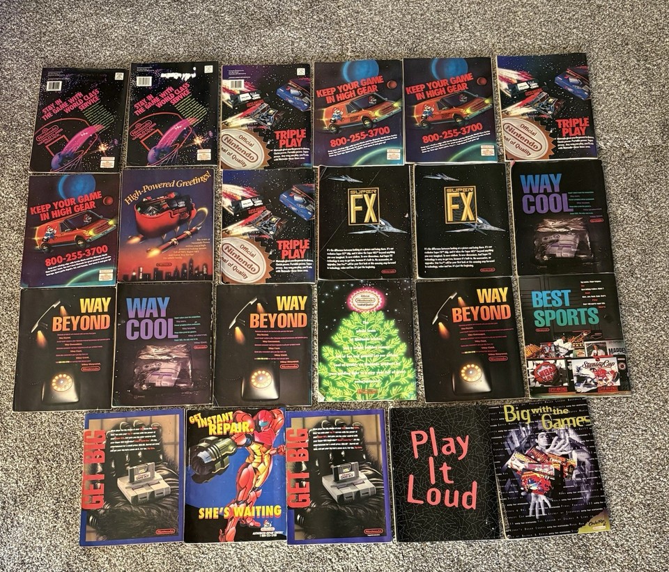 Nintendo Power Magazine Lot - 23 Issues From NES/SNES Era | eBay