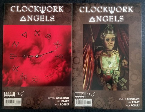 Clockwork Angels #1 & #2 Neil Peart Kevin J Anderson Rush Companion To ...