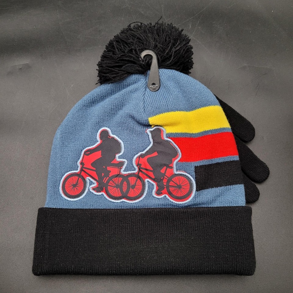 New NWT Children's Netflix Stranger Things Pom Beanie Hat and Gloves ...