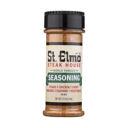 St. Elmo Steak House Seasoning 5.75 oz 857339002041 | eBay
