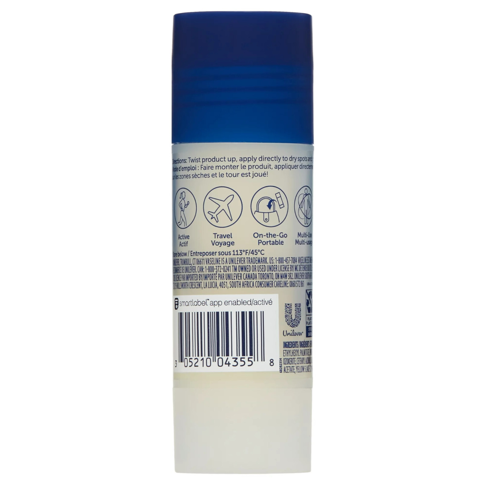 Vaseline Body Balm Stick Unscented 1.4 oz | eBay