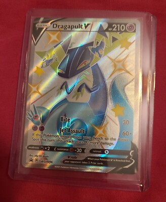 Pokémon TCG Dragapult V Black Star Promo SWSH096 Foil Promo Shining ...
