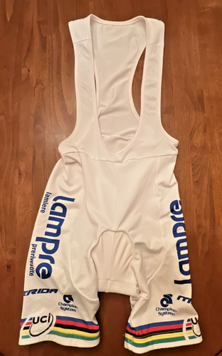 Lampre UCI Cycling Team - Bib Shorts ~ Men's Medium ~ White & Blue ...