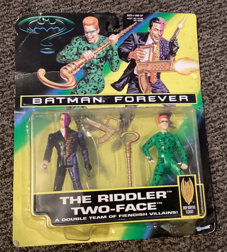Batman Forever ~Riddler and Two-Face~ Action Figure Set 1996 Kenner ...