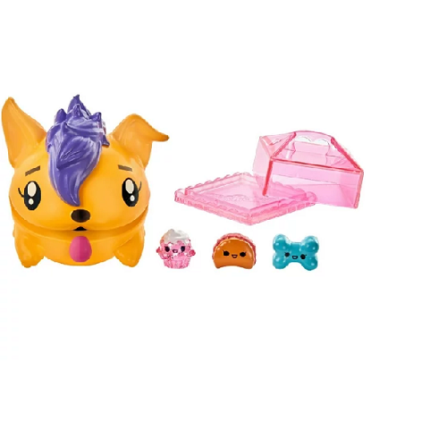 Mattel Sealed Pooparoos! Yellow Dog Eats Poops With 3 Foods With ...