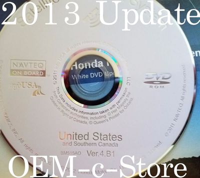 2013 Update 2010 2011 2012 Honda Accord Crosstour Navigation DVD Map U ...