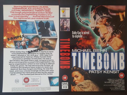 Timebomb - Patsy Kensit, Michael Biehn - Promo Sample Video Sleeve ...