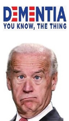 Dementia, You Know, The Thing/Joe Biden - Fridge Magnet | eBay