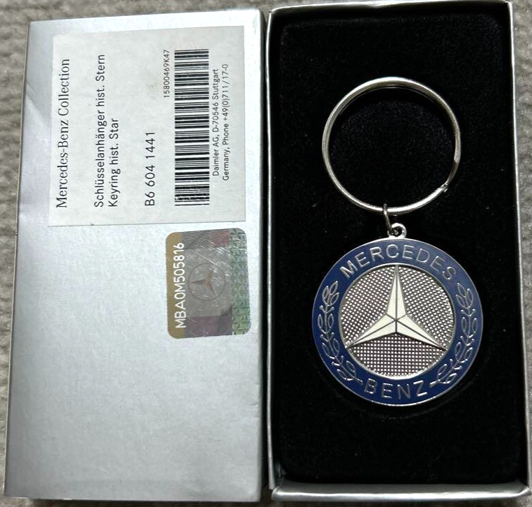 Rare Genuine Mercedes-Benz Key Ring gift box | eBay