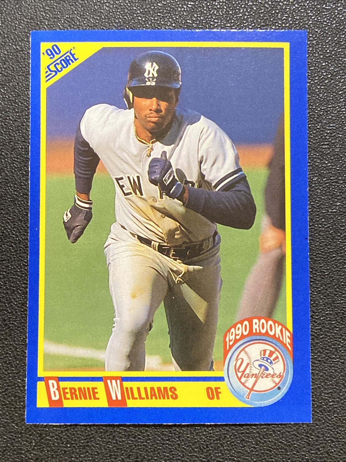 Bernie Williams 1990 Score Rookie Card #619 Yankees | eBay