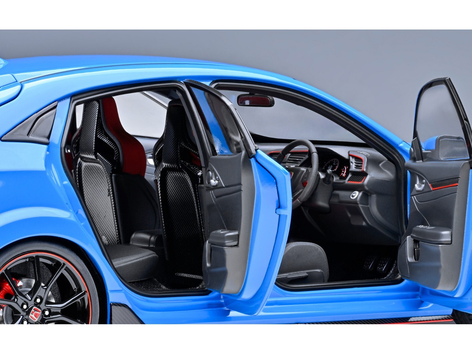 2021 HONDA CIVIC TYPE R (FK8) RHD RACING BLUE PEARL 1/18 MODEL BY ...