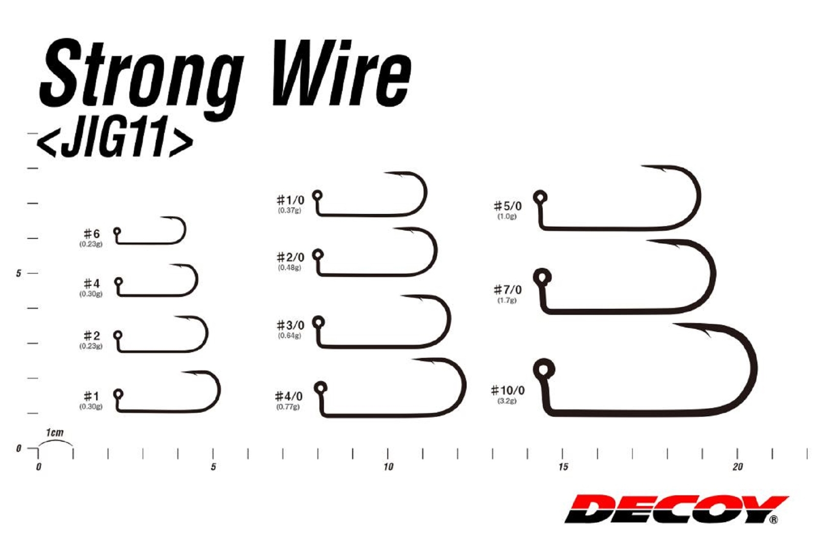 Decoy Jig-11S Strong Jig Hooks Silver Size 6 (3889) | eBay
