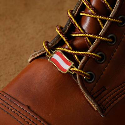 BrooklynMaker Austria Flags Shoes Boot Lace Keeper American Union ...