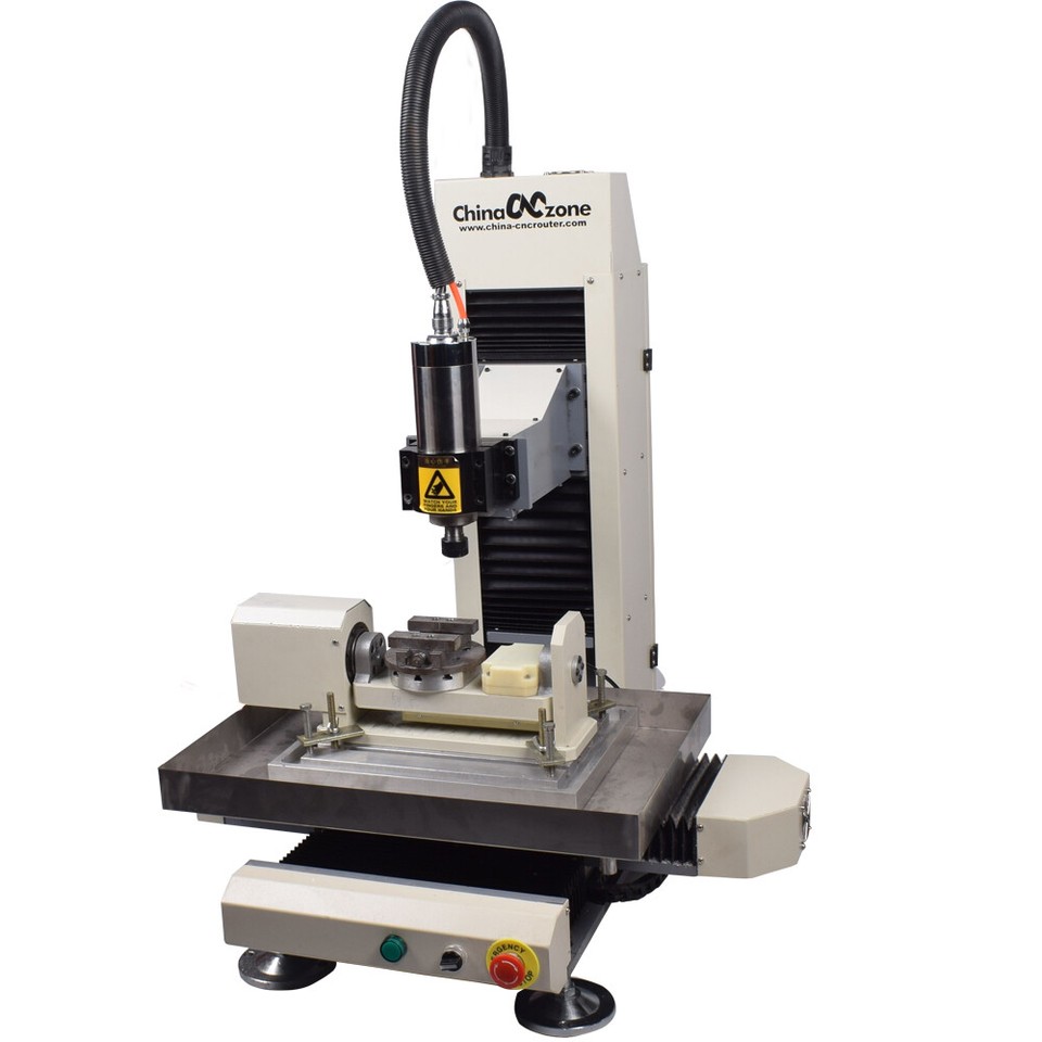 Steel Structure CNC 3040 5-axis 2200W Metal Router Engraver Cutting ...