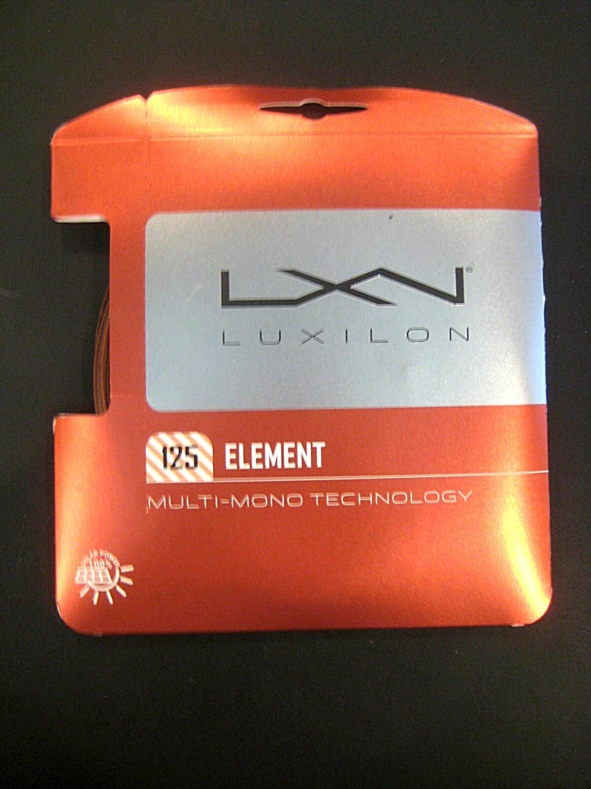 3 Sets Luxilon Element Tennis String 16l Gauge 1.25mm Bronze for sale ...