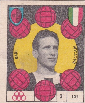 Figurina calciatori BACCARI - BARI N.101 Ed. VAV 1959-'60 orig. | eBay