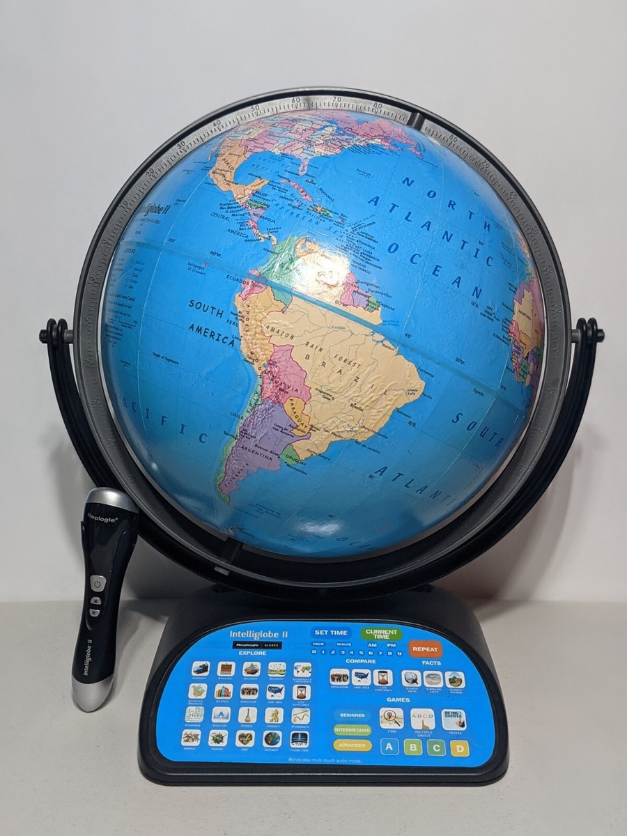 Replogle Intelliglobe Deluxe Intelliglobe II Deluxe Interactive Globe,