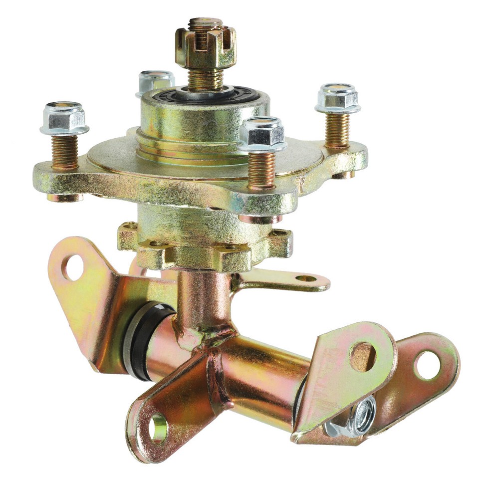 4 Bolt Front Wheel Hub Bearing Steering Spindle Assembly For ATV Quad ...