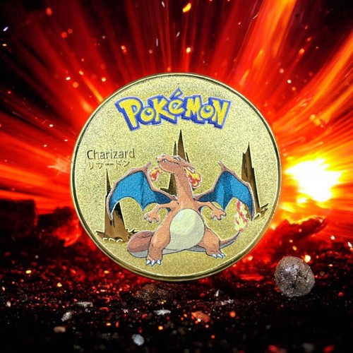 Pokemon Charizard Collectible Coin - Gold Metal Medallion | eBay