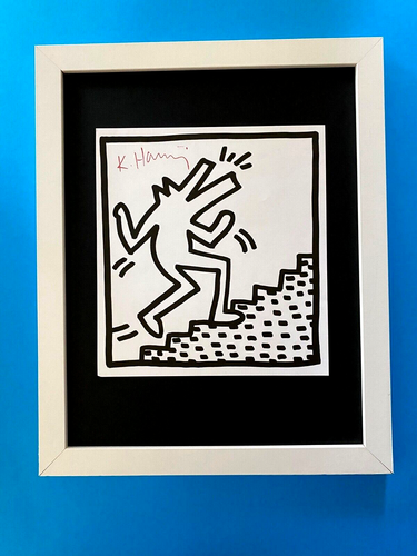 Keith Haring | Vibrant & Iconic Print Signed Mounted & Framed 14x11 Buy ...