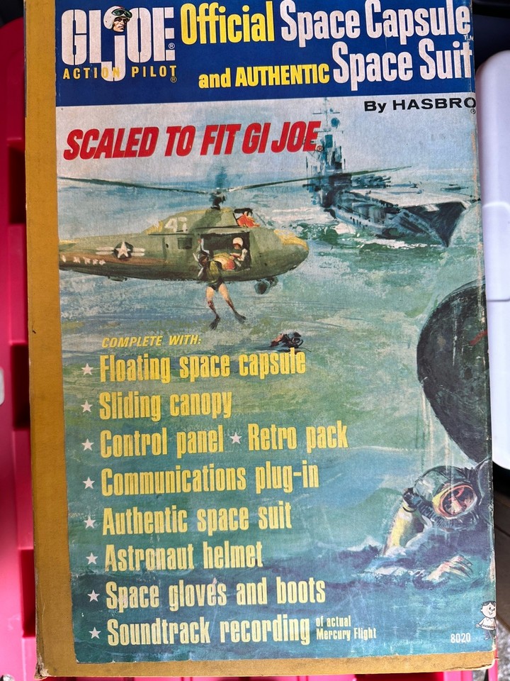 Hasbro GI Joe Official Space Capsule 1966 Vintage | eBay