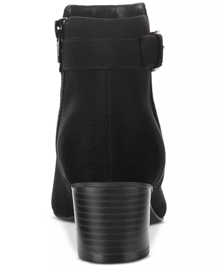 MGM Style & Co Women's Ariella Block Heel Buckle Dress Booties Size 5 ...