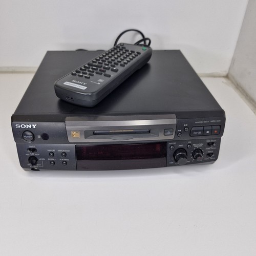 SONY MDS-S38 MiniDisc Player/Recorder With Remote Control | eBay