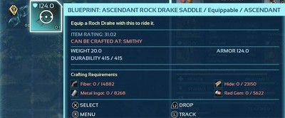 Ark Survival Ascended Pve PC/XBOX/PS5 Max Armor Ascendant Rock Drake ...