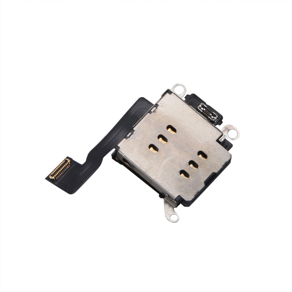 Dual SIM Card Slot SIM Card Tray with Reader Flex Cable For iPhone 13 ...