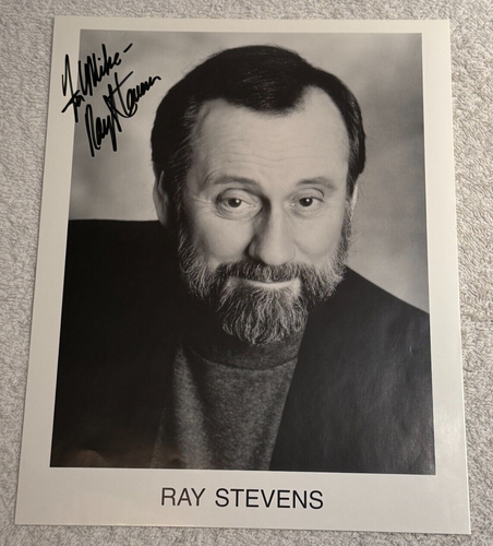 Vintage Ray Stevens Autograph 8x10 B&W Photo - "The Streak" - Musician ...