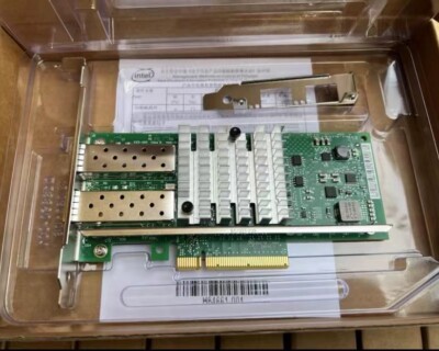 X520-DA2 intel 82599ES chip dual-port Gigabit fiber network card PCIE ...