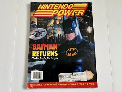 Vintage Nintendo Power Batman Returns W/ Poster | eBay