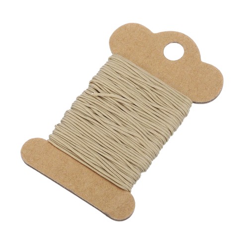Nylon String, 0.8mm Nylon Cord Satin String Beading String, Khaki ...