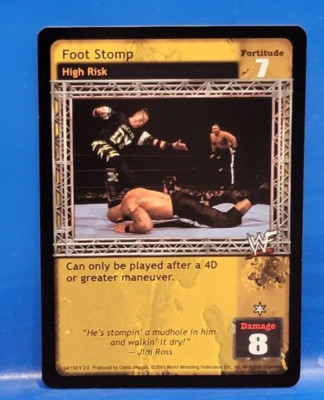 WWF Wrestling Trading Cards - Foot Stomp - High Risk | eBay