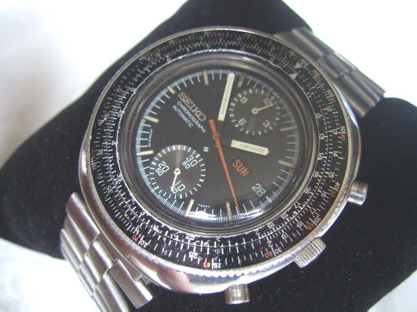 Rare Seiko Calculator Slide Rule Automatic Chronograph 6138-7000 *6687 ...