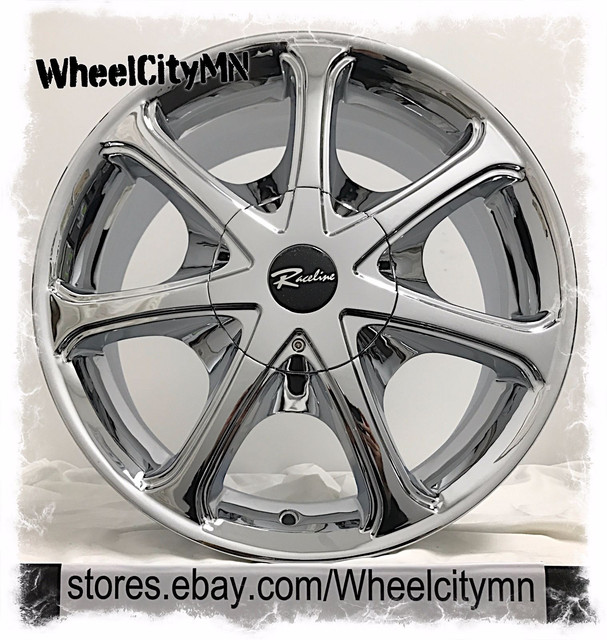 16 inch chrome Raceline 197 wheel rim Ford Fiesta Focus 4x100 4x108 ...